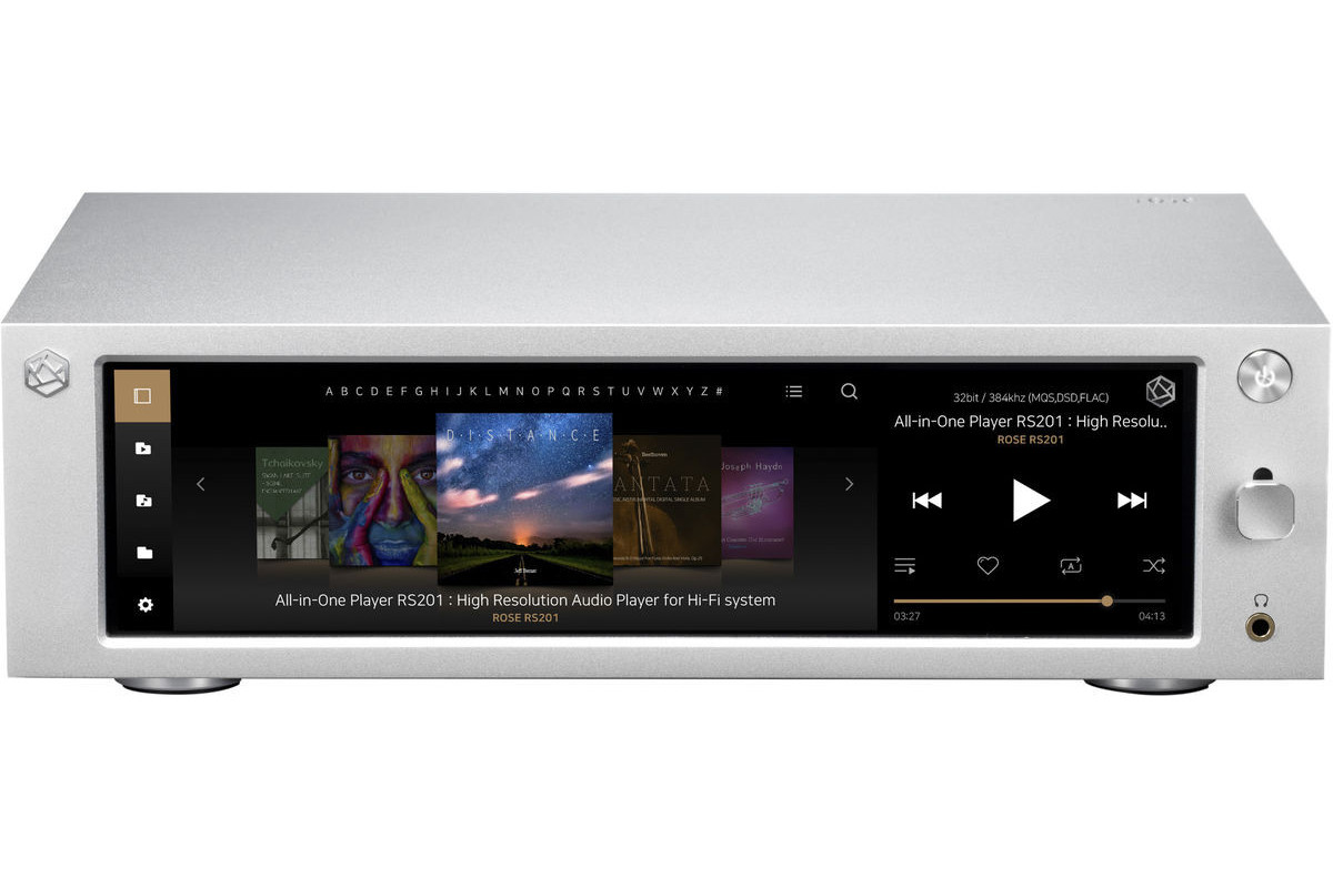 Ampli connecté ROSE RS201, compatible Qobuz et YouTube chez Musikit